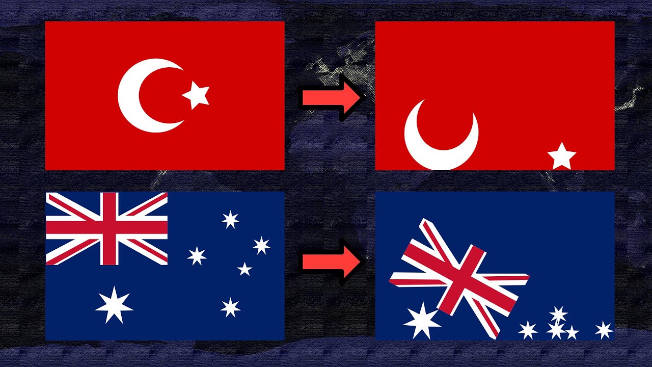 Flags With No Gravitation (Falling Flags) | Fun With Flags - YouTube