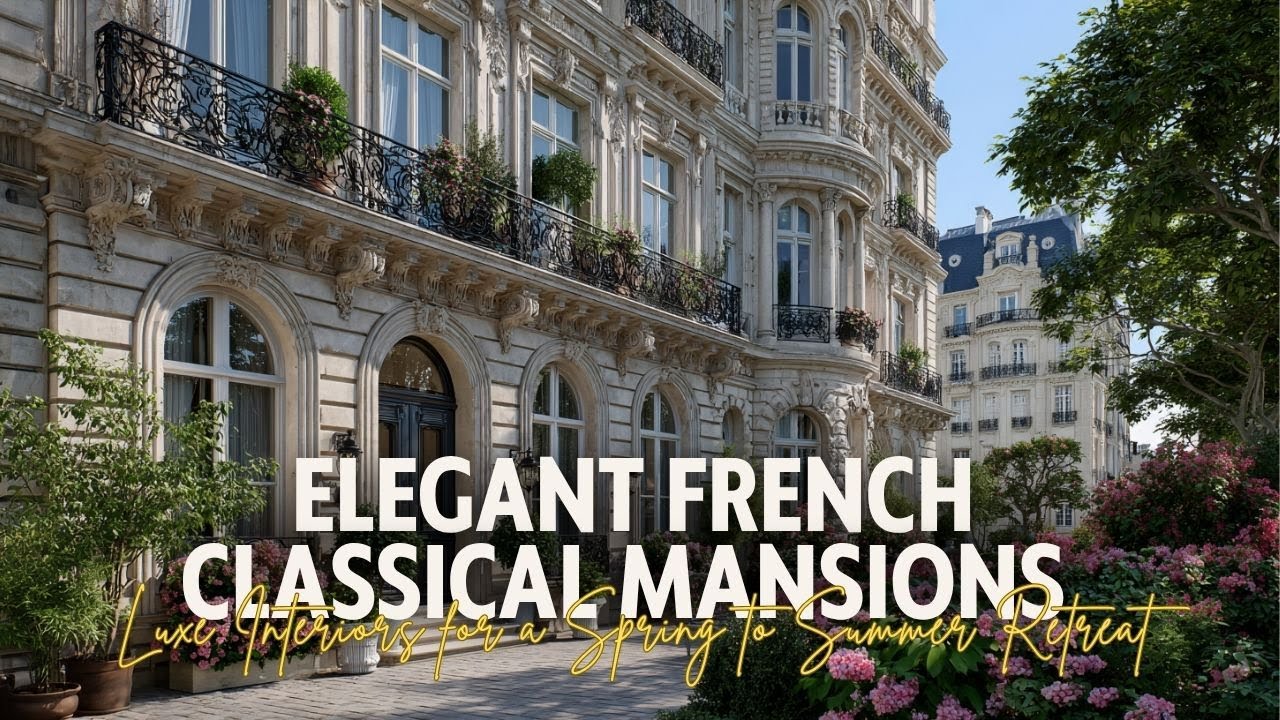 Elegant French Classical Mansions in Paris Luxe Interiors for a Spring ...