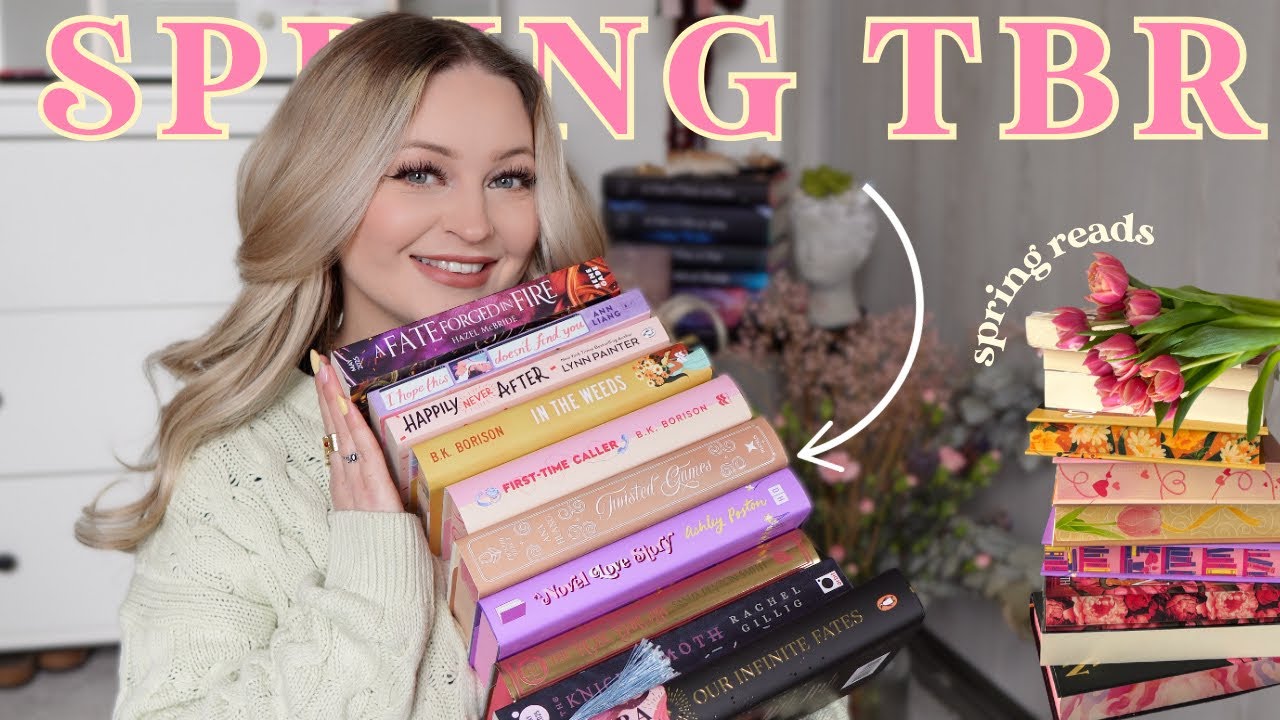 Spring TBR 💐📚 all the books i want to read this spring 💌 - YouTube