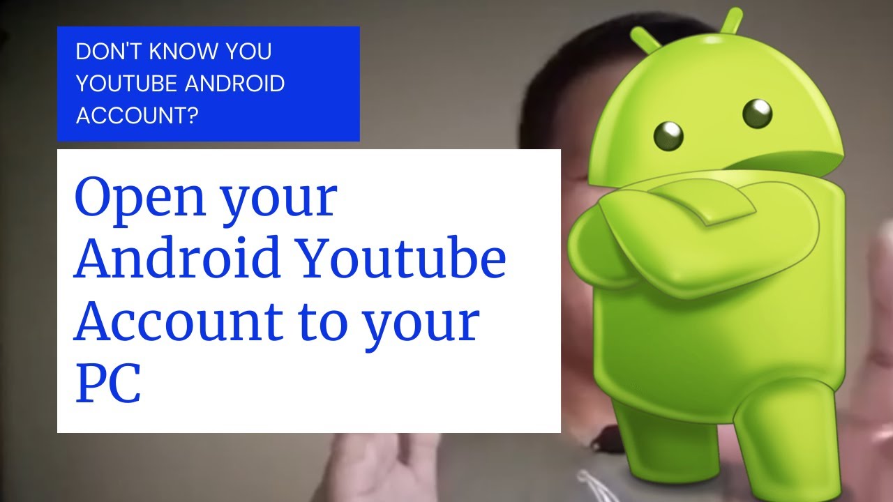 How to use your Android Youtube Account to any Laptop or Desktop ...