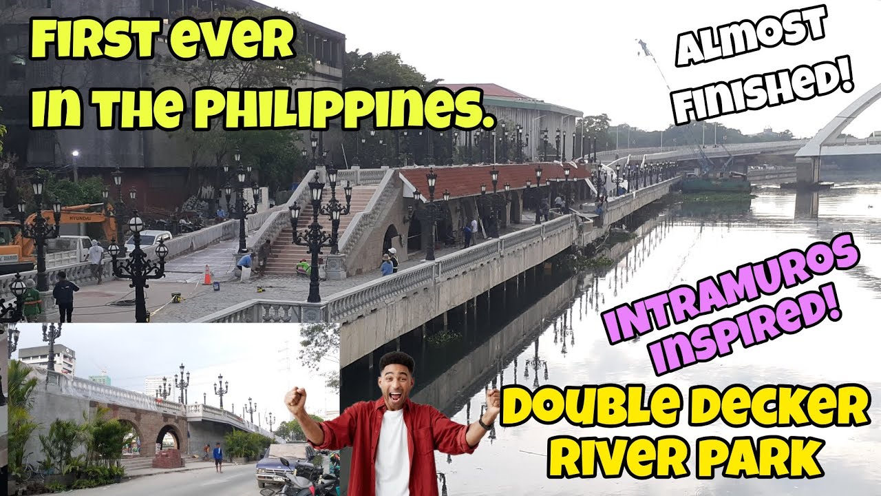 FIRST DOUBLE DECK RIVER PARK IN THE PHILIPPINES! PASIG RIVER ESPANADE ...