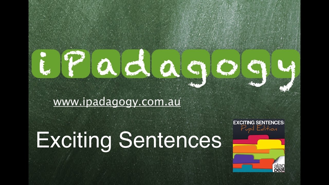 iPadagogy - App Review - Exciting Sentences Video Tutorial - YouTube