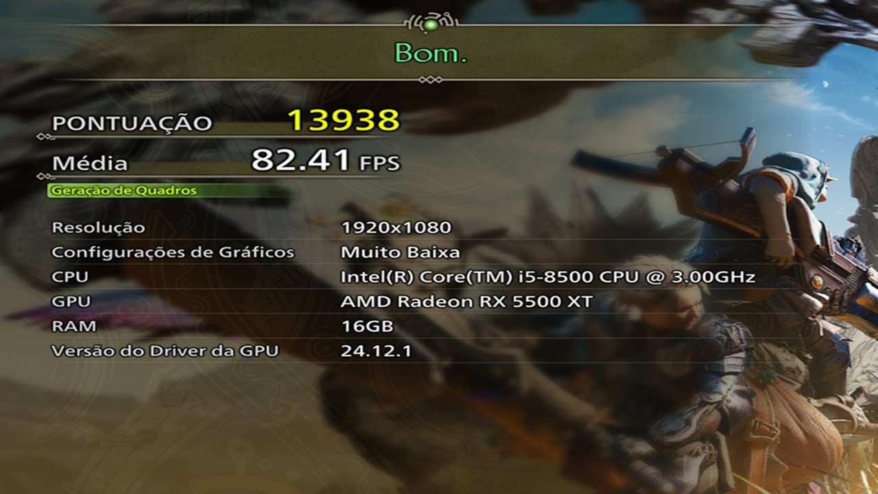 Monster Hunter Wilds - Graphics setting – Very low - Configuração ...