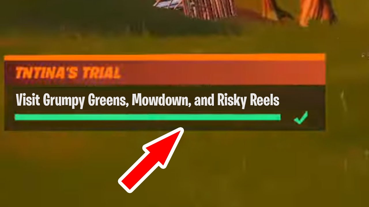 Visit Grumpy Greens, Mowdown, and Risky Reels Fortnite - YouTube