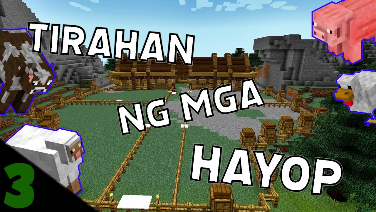 Tirahan ng mga HAYOP | Minecraft Java # 3 - YouTube