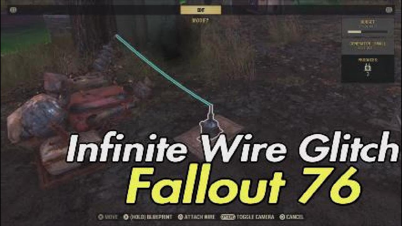 Fallout 76 wire Glitch #fallout76 - YouTube