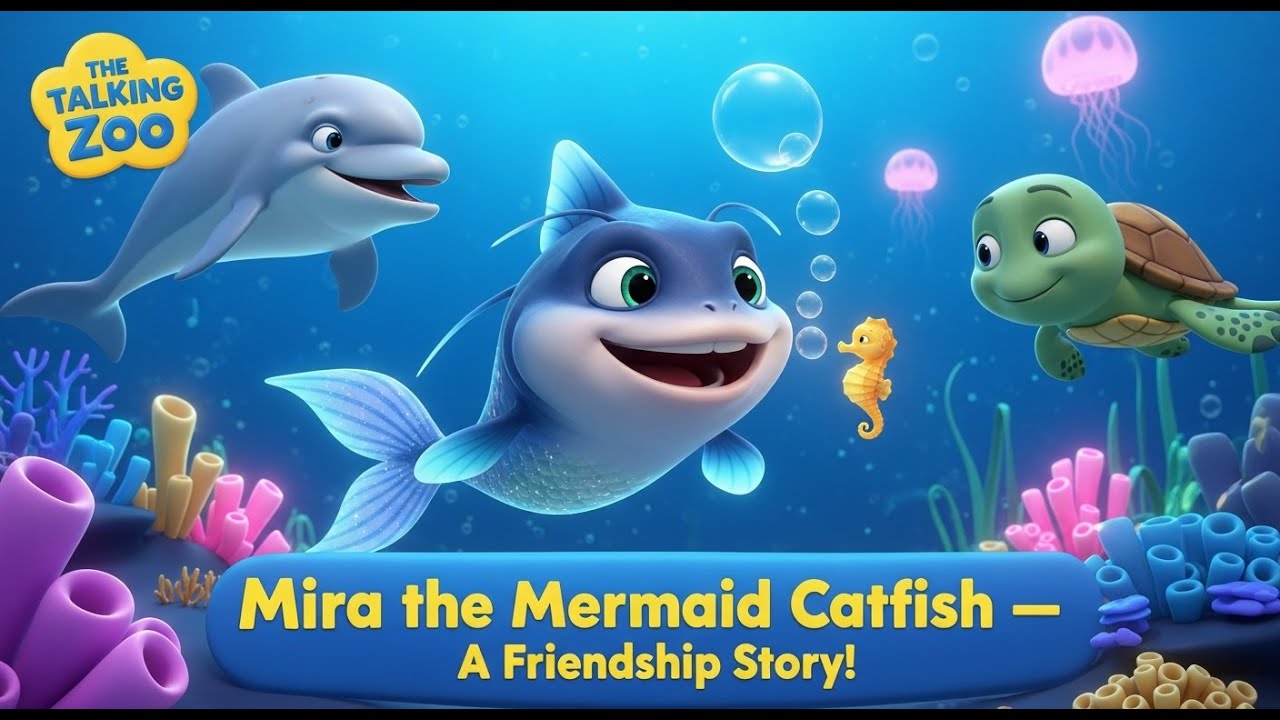 🌊 Mira the Mermaid Catfish 🐟 | Heartwarming Undersea Friendship Story ...