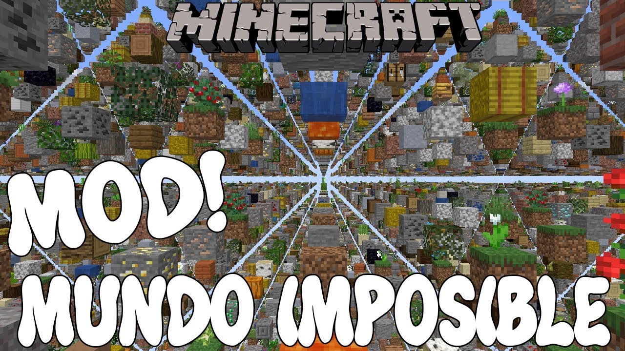 MUNDO IMPOSIBLE! Minecraft 1.15.2 MOD SKYGRID! - YouTube