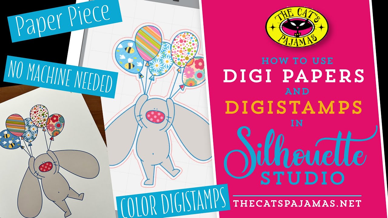 How to use Digi Papers & Paper Piece - YouTube