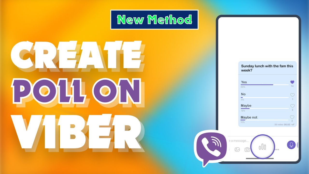 How to Create Poll on Viber 2024 | Skill Wave - YouTube