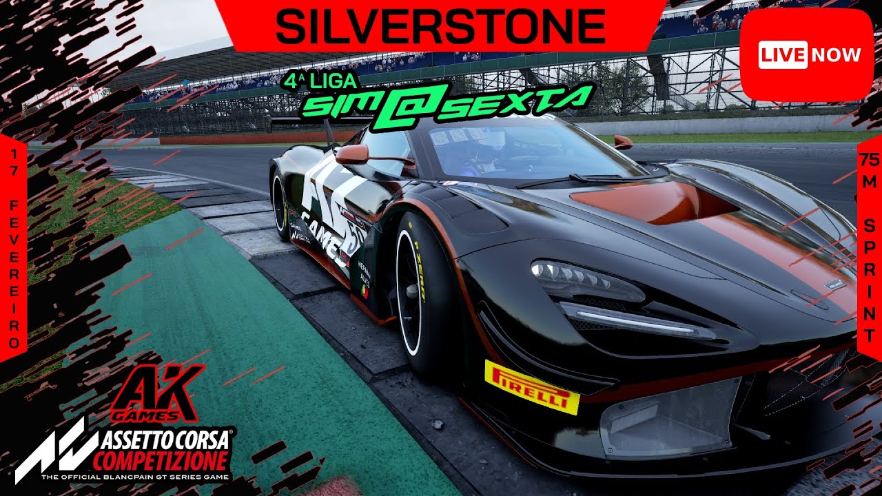 ACC VR \\ SIM@SEXTA \\ SILVERSTONE - YouTube