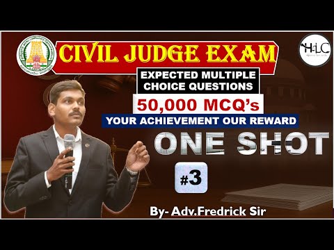 ONE SHOT PART 3/TOP 50,000 MCQ SERIES/TNPSC CIVIL JUDGE EXAM//RJS/BJS ...