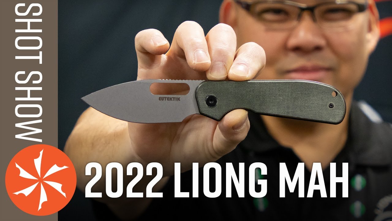 New Liong Mah Designs Knives at SHOT Show 2022 - KnifeCenter.com - YouTube