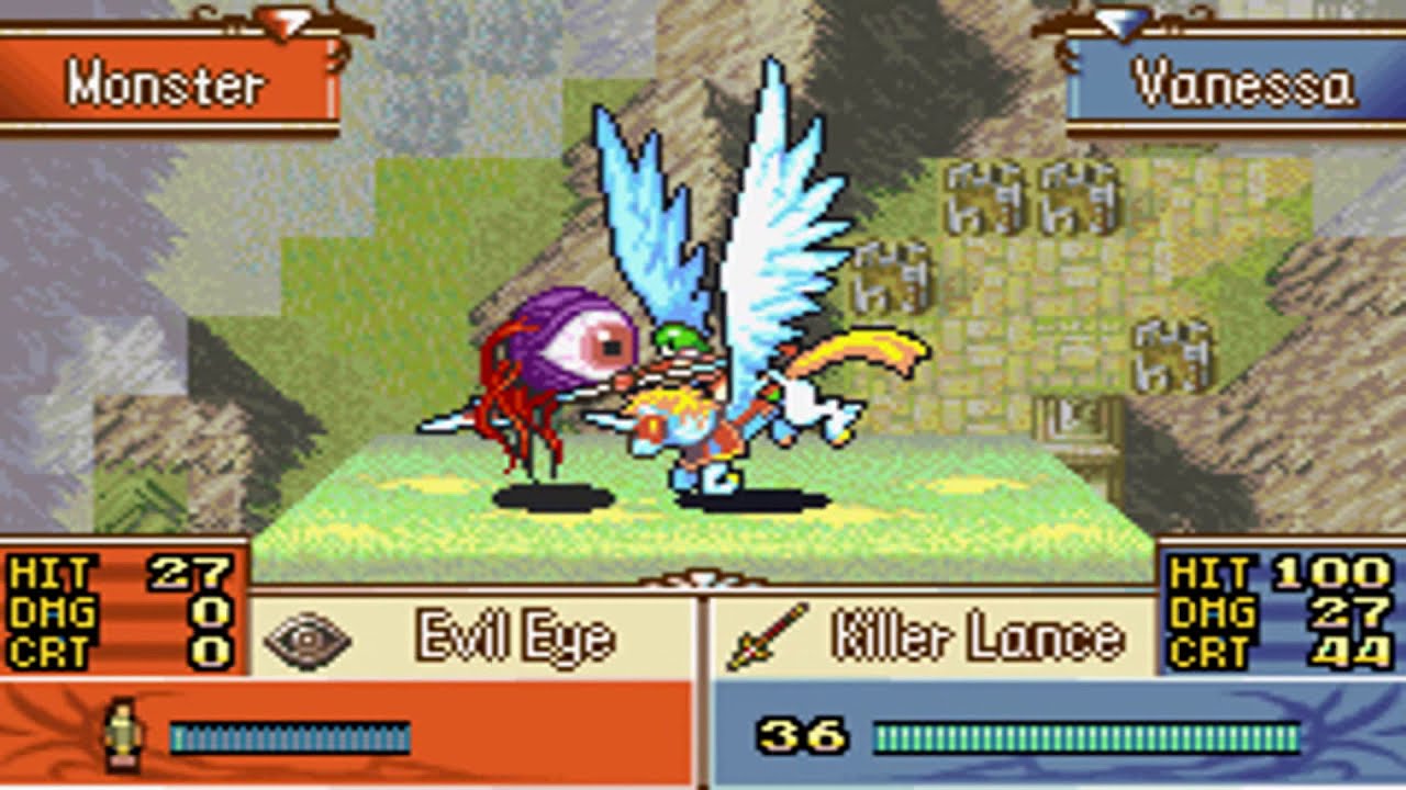 Fire Emblem: The Sacred Stones Critical Hit Animation Collection - YouTube