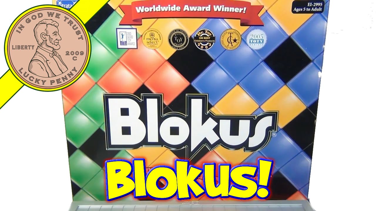 How To Play The Game Blokus Board Game, 2005 Educational Insights - A Strategy Game - YouTube