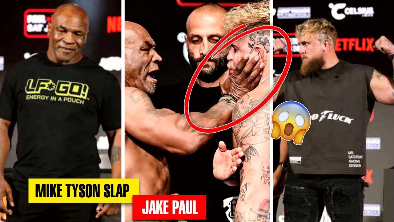 Mike Tyson Slap Jake Paul | Mike Tyson Vs Jake Paul - YouTube