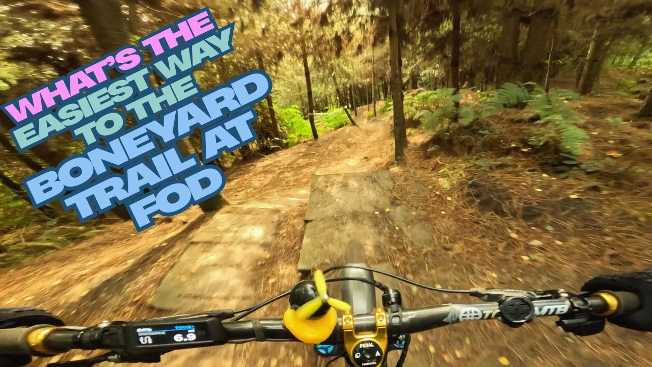 How to get to the Boneyard trail at FOD | Riding the Boneyard trail at ...