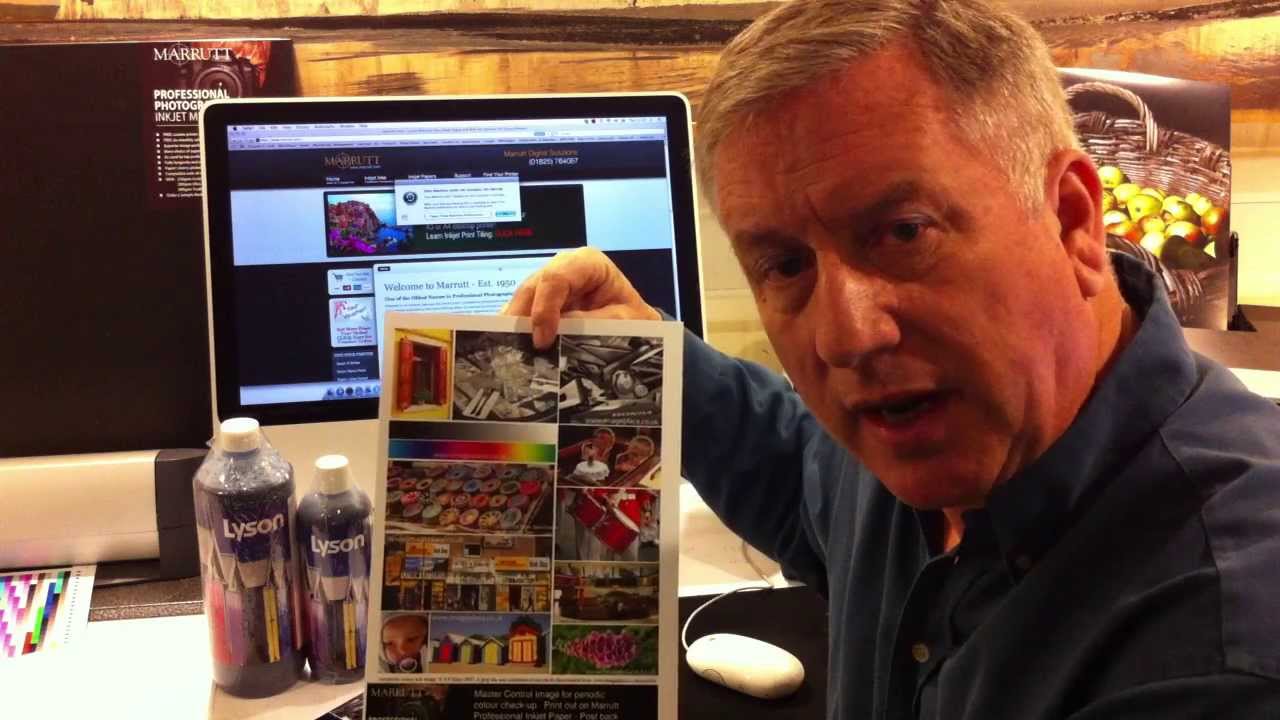 Lyson Professional Photographic Inkjet Inks - Intro from Marrutt - YouTube