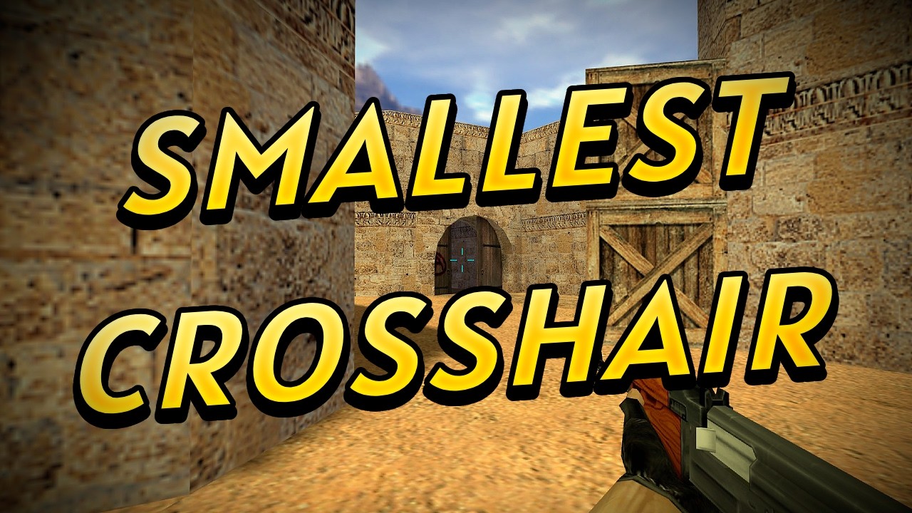How to Get a Very Small Crosshair in CS 1.6? - YouTube