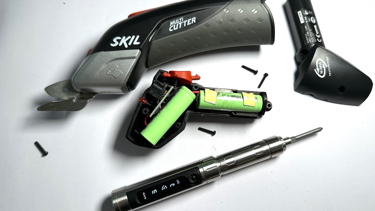 Skil Cutter Battery Disassembly - YouTube