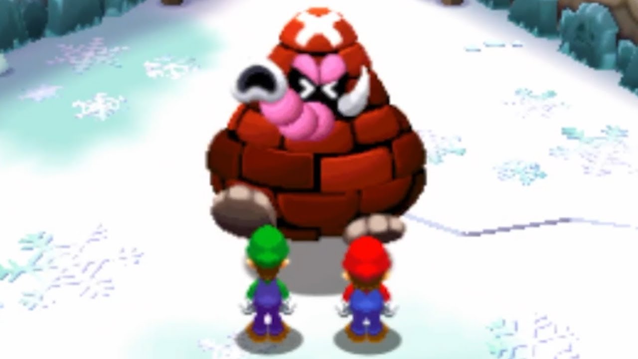 Mario & Luigi Dream Team - Walkthrough Part 26 - Mammoshka Boss Battle ...