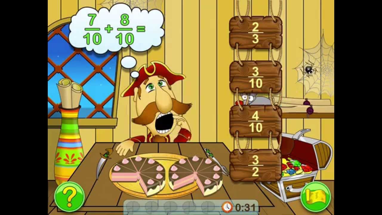 Smart Pirate Fractions Gameplay - YouTube
