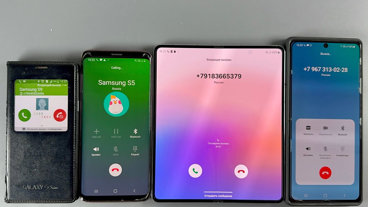 Incoming Call Samsung Galaxy S5 Mini + Samsung Galaxy Fold 5 + Samsung ...