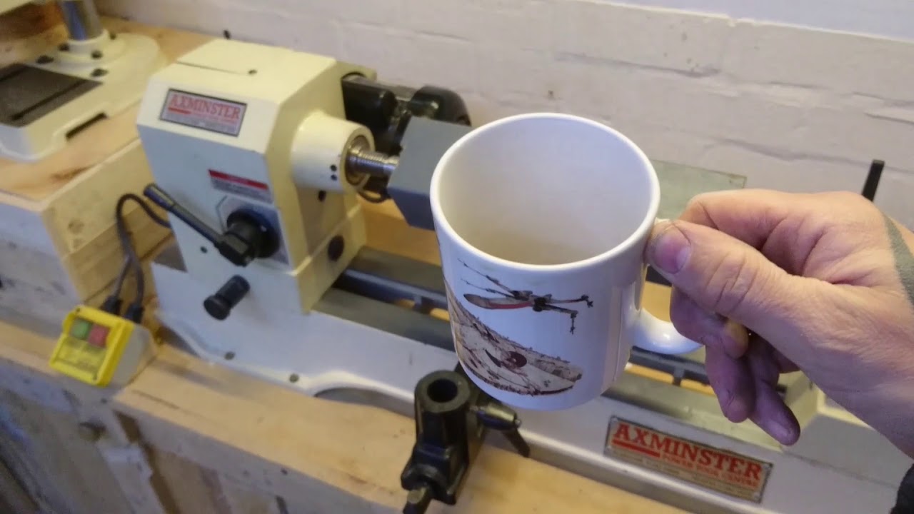 Wood turning a fence post /decking post - YouTube