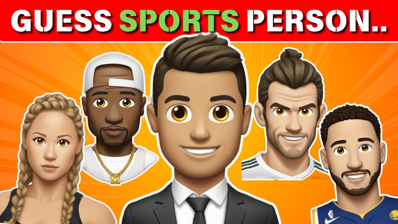 Guess the Athlete by emoji | Ultimate Emoji quiz game - YouTube