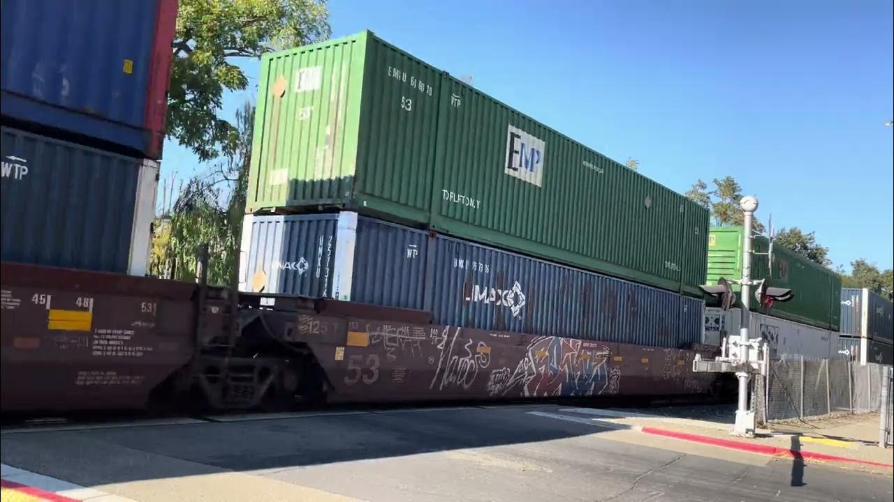 Up 8869 IOANP going through Pleasanton - YouTube