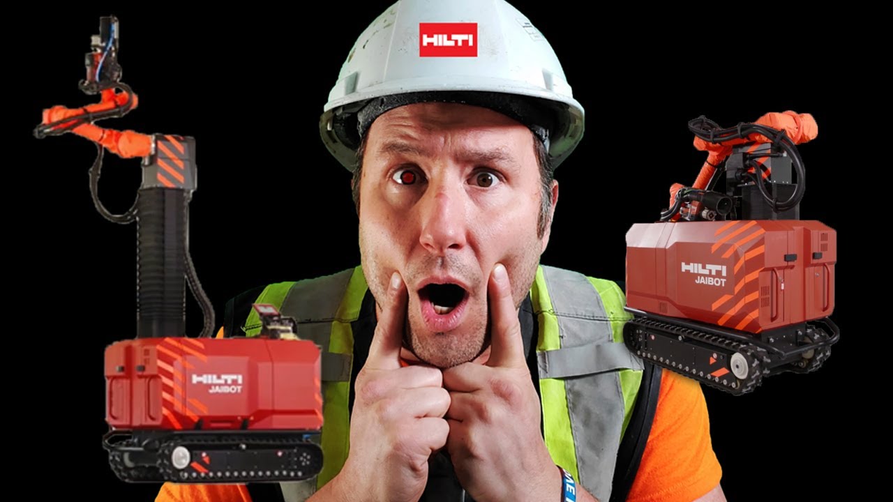 HILTI JAIBOT Complete With PLC 400 & PLT 300 Layout System - YouTube