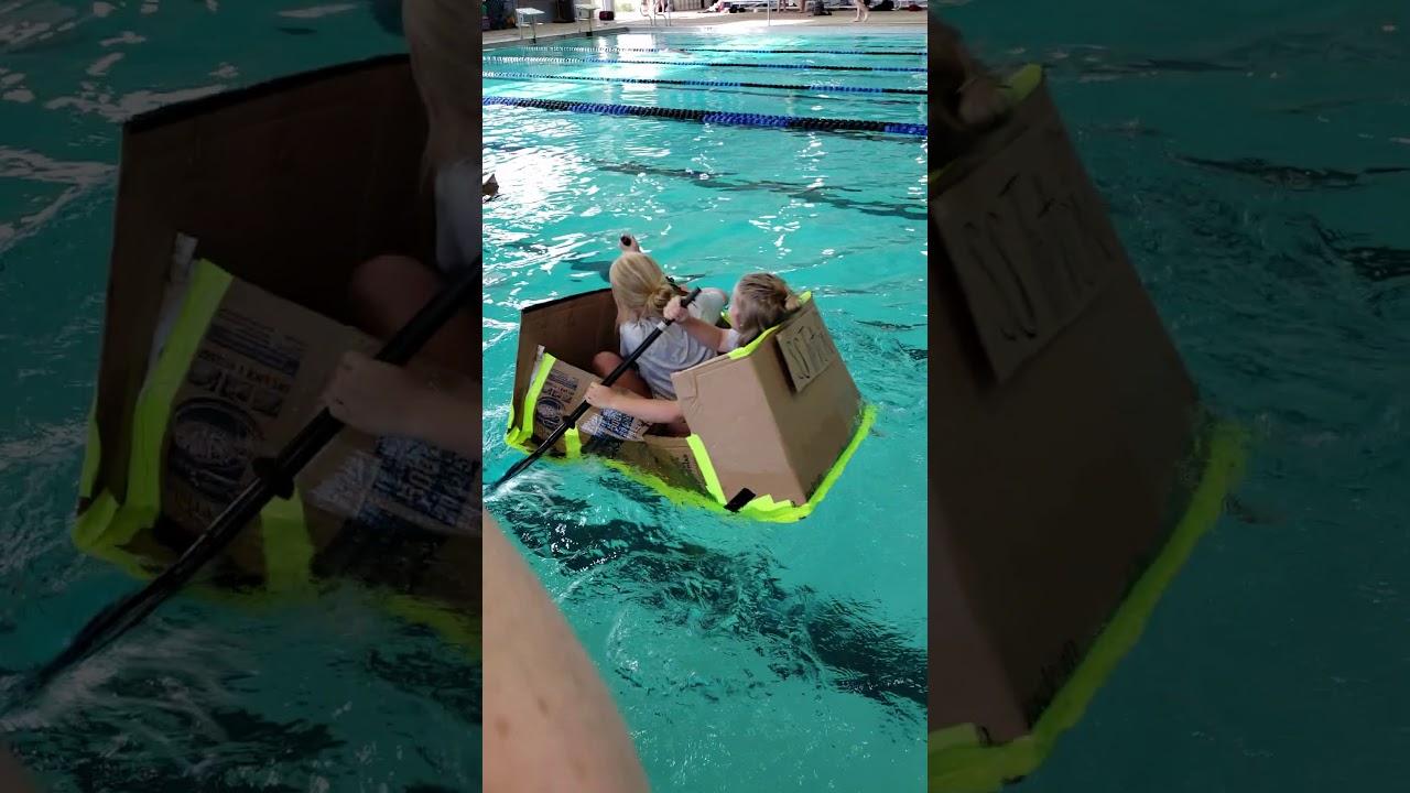 Cardboard Boat Float 6 YouTube Cardboard Boat Float 6 YouTube