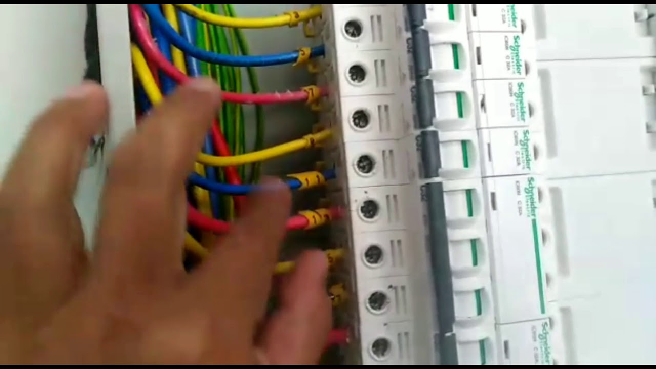 Termination for lightings and power supply - YouTube