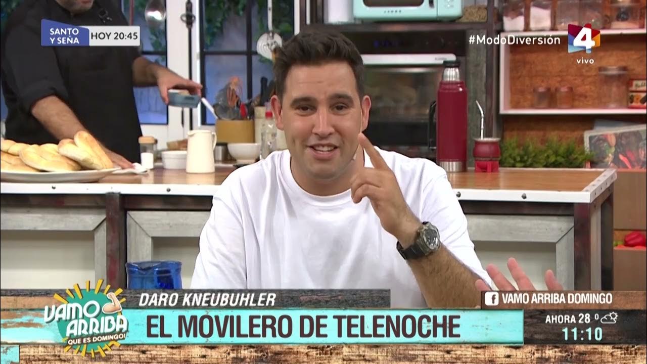 Vamo Arriba que es domingo - Daro Kneubuhler: El gran movilero de Canal 4 - YouTube