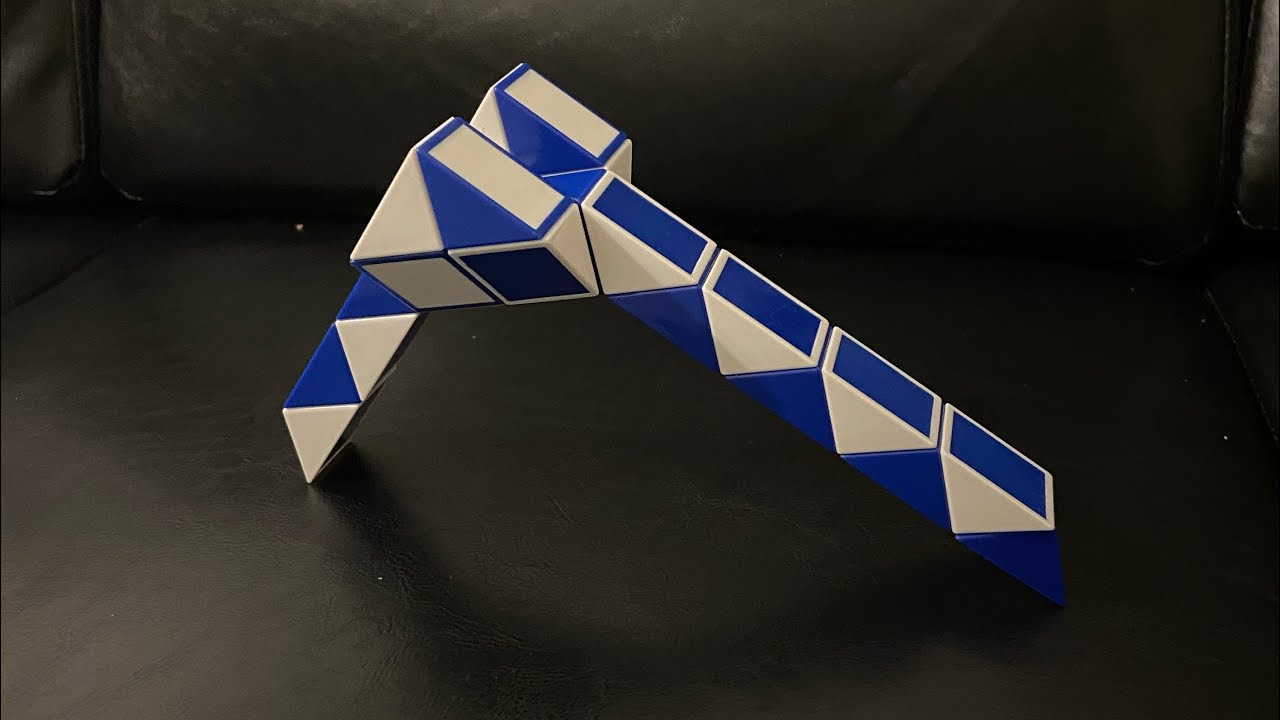 Magic snake: how to make a slide.(24 pieces). - YouTube
