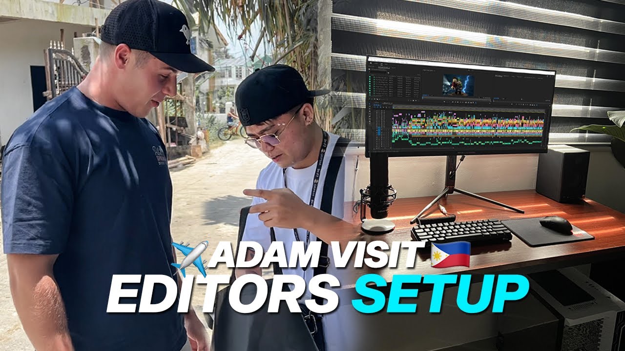 ADAM VISIT HIS EDITORS IN PHILIPPINES - YouTube