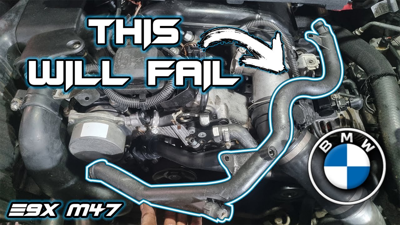 Replacing The Coolant Return Pipe On A Bmw E90 M47 - Easy Diy! - YouTube