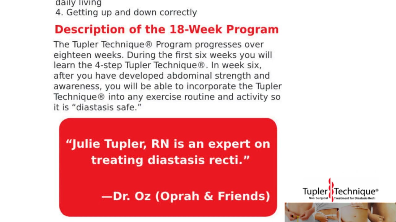 TUPLER TECHNIQUE® PROGRAM BROCHURE - YouTube