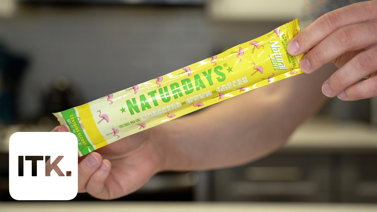 Natty Light launches boozy Naturday Frozen Icicles - YouTube