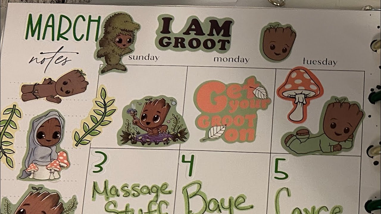 Plan With Me/Monthly/Happy Planner/Wellness Planner/Gratitude/Groot ...