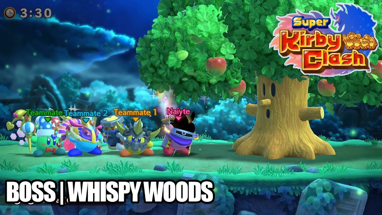 Super Kirby Clash - Boss | Whispy Woods [Nintendo Switch] - YouTube