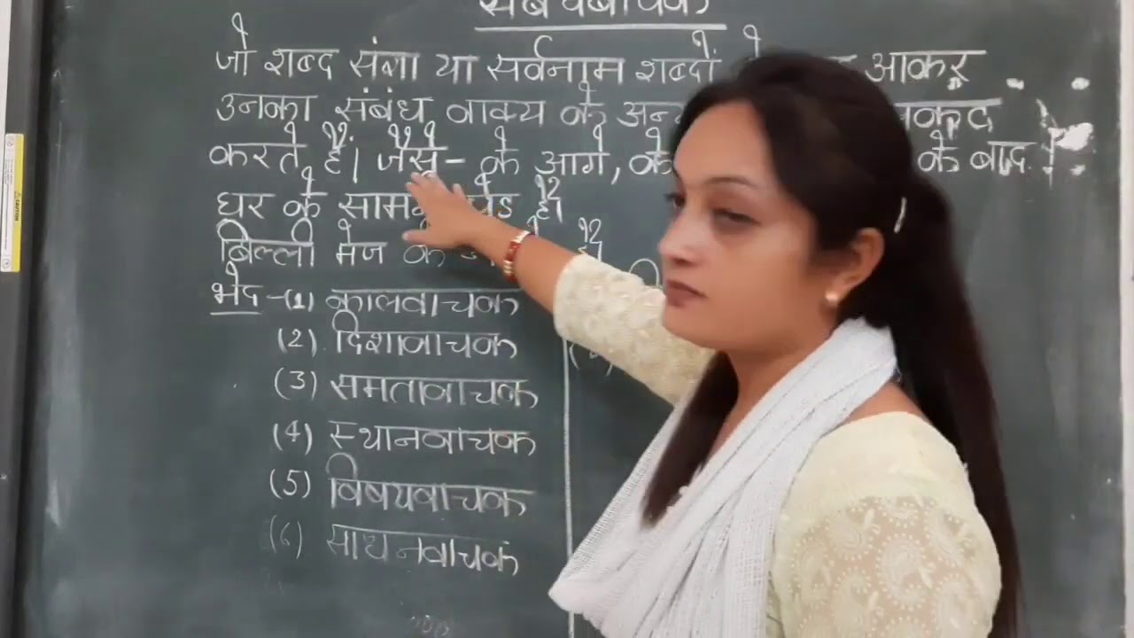 HINDI GRAMMAR, TOPIC- AVIKARI SHABD(KRIYA VISHESHAN,SAMBANDHBODHAK ...