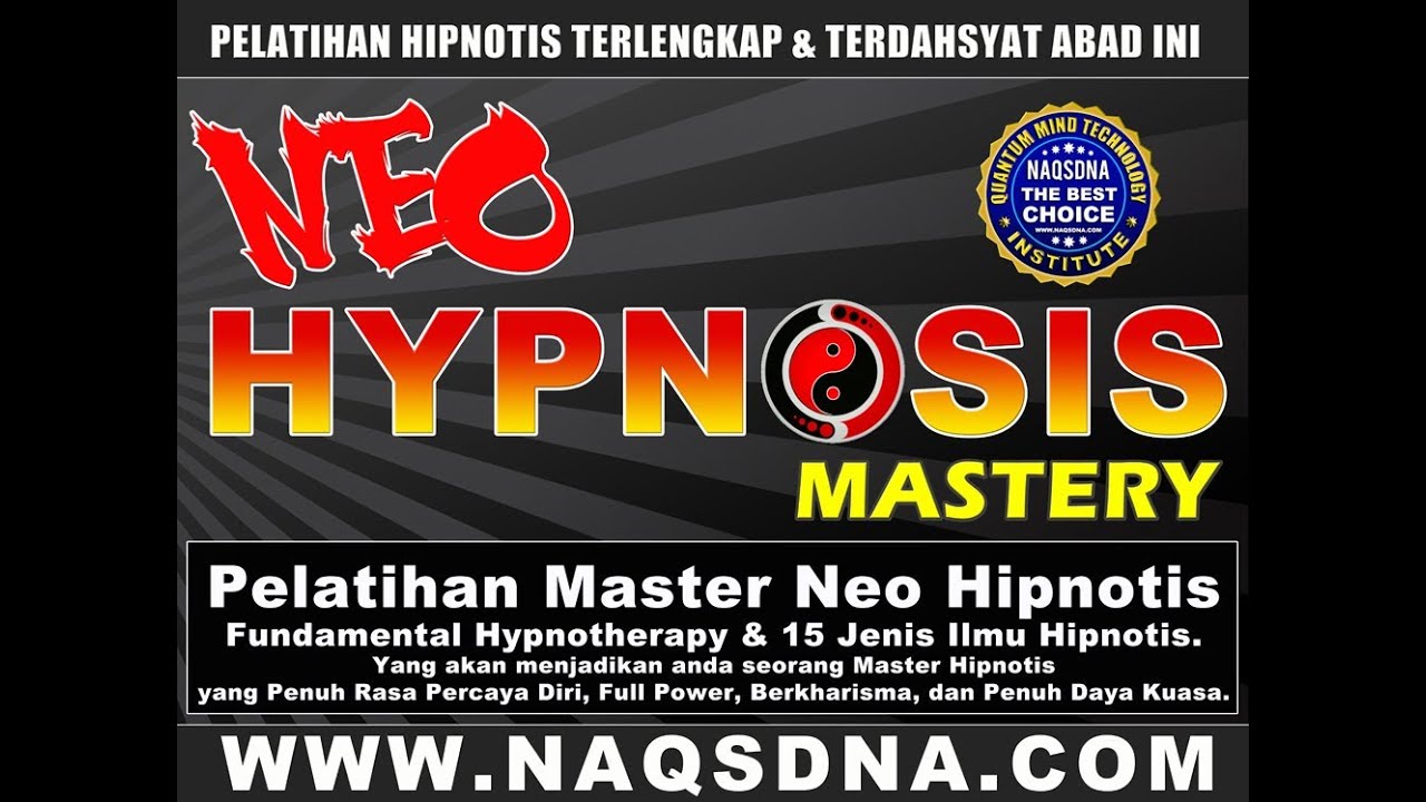 PELATIHAN HIPNOTIS HYPNOTHERAPY MALAYSIA - YouTube