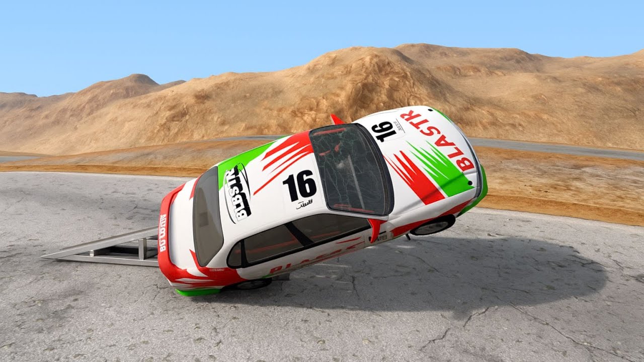 "BeamNG.Drive" Random Car Crash Testing | COMPILATION | - YouTube