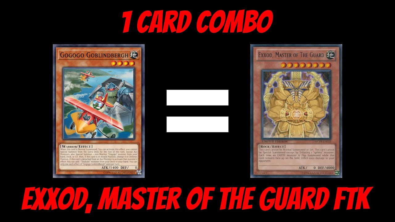 1 Card Exxod, Master of The Guard FTK - YouTube