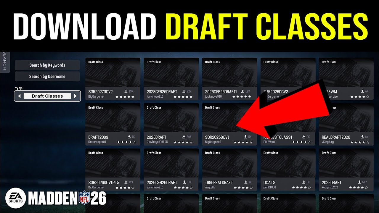 Madden 26: How to Download Custom Draft Classes (Best Method) - YouTube