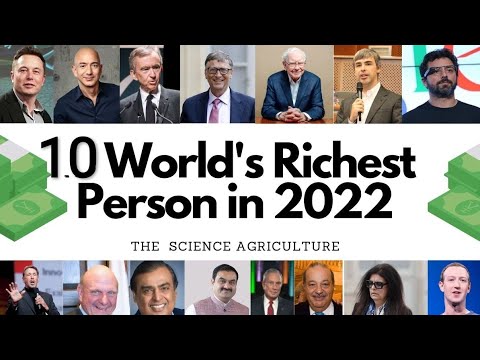 Top 10 Richest People In The World 2022/ Net Worth... Elon/Aadani ...