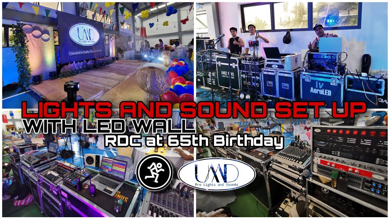 Lights and Sound Set Up | LED WALL | Birthday Party | Indoor Event by ...