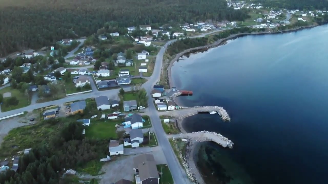 Dover , Newfoundland Aerial Footage - YouTube