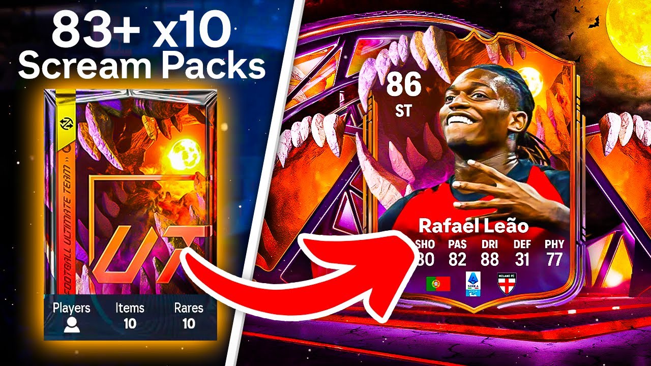 UNLIMITED 83+ x10 SCREAM PACKS! 😨 FC 26 Ultimate Team - YouTube